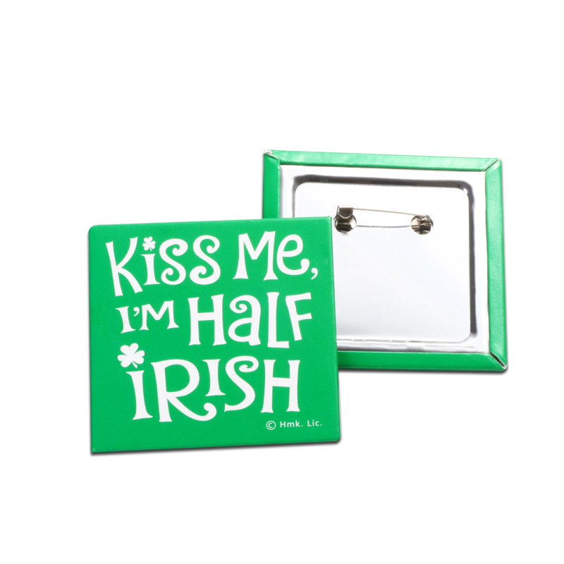 Square Button Badges,Button Badges