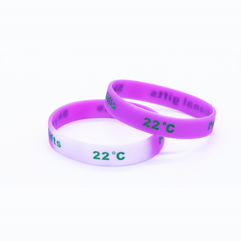 UV Light Colour Change Wristband,Silicone bands