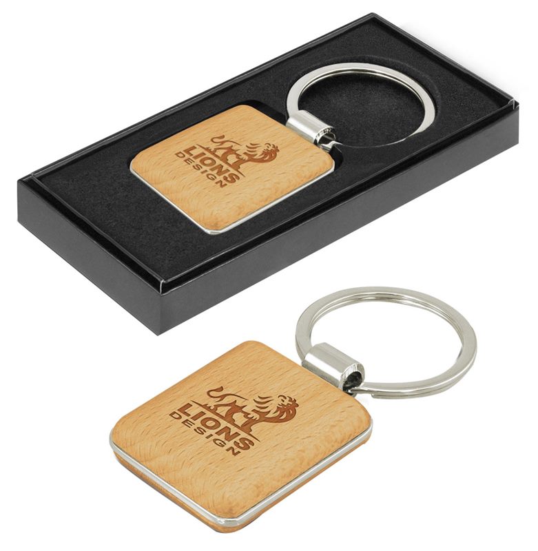 Square Wooden Keychain,Wooden Keyrings